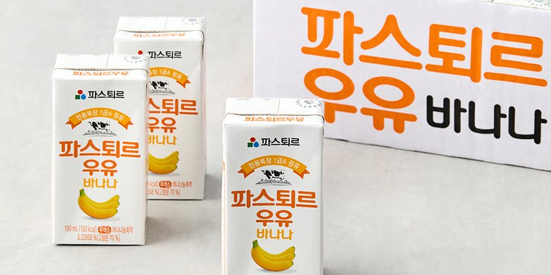 [파스퇴르] 바나나우유 (190mL X 24개) - 마켓컬리